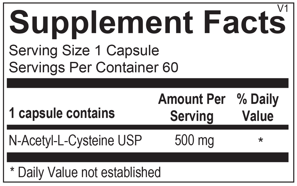 N-Acetyl Cysteine 60C – NHCAAonline